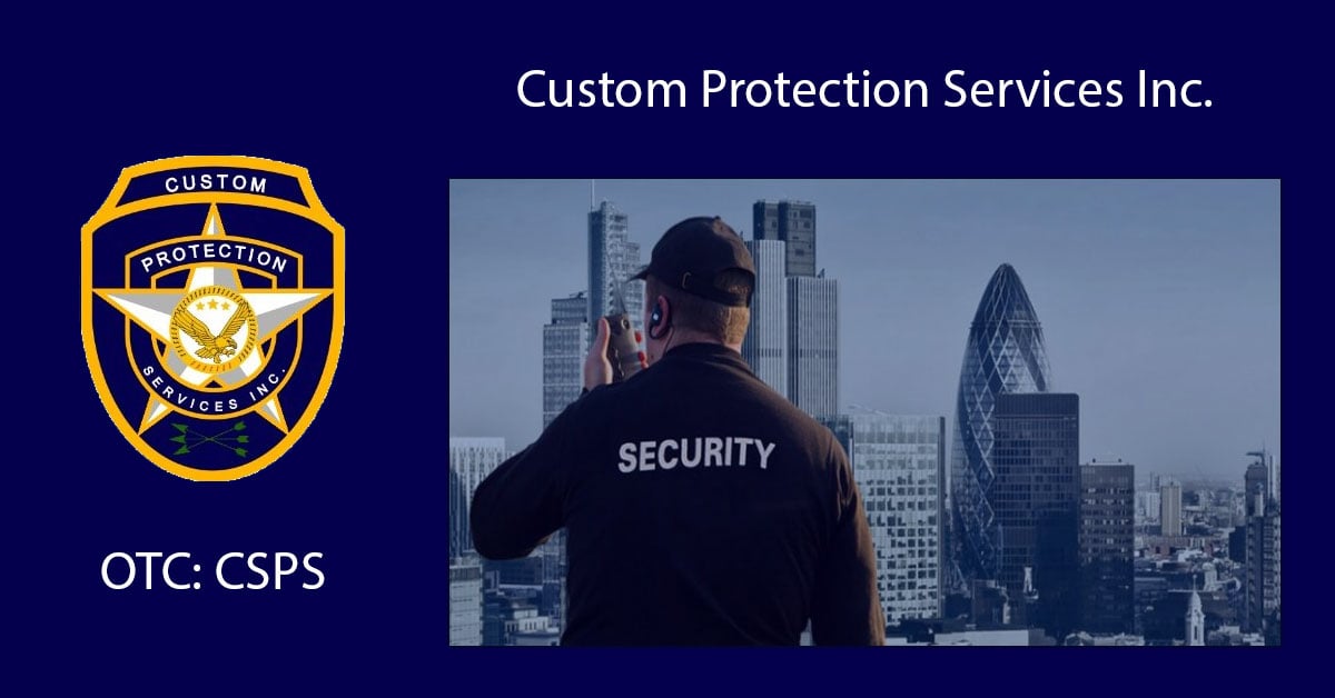 1-13-20 SmallCapVoice Interview with Custom Protection Services Inc. (CSPS)
